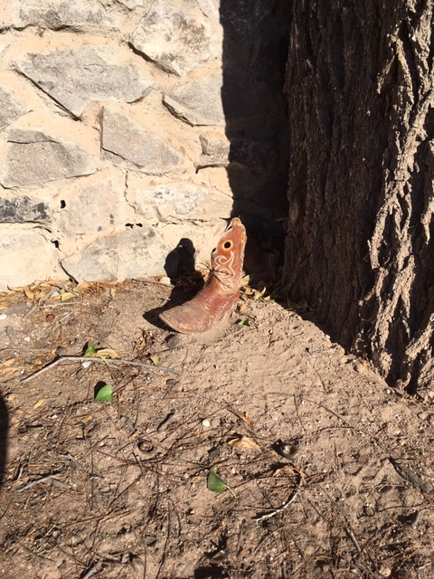 The mystery of the abandoned boots…